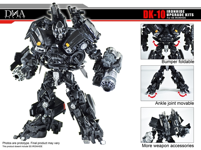 DNA Design DK-10 Studio Series Ironhide Upgrade Kit – Kapow Toys
