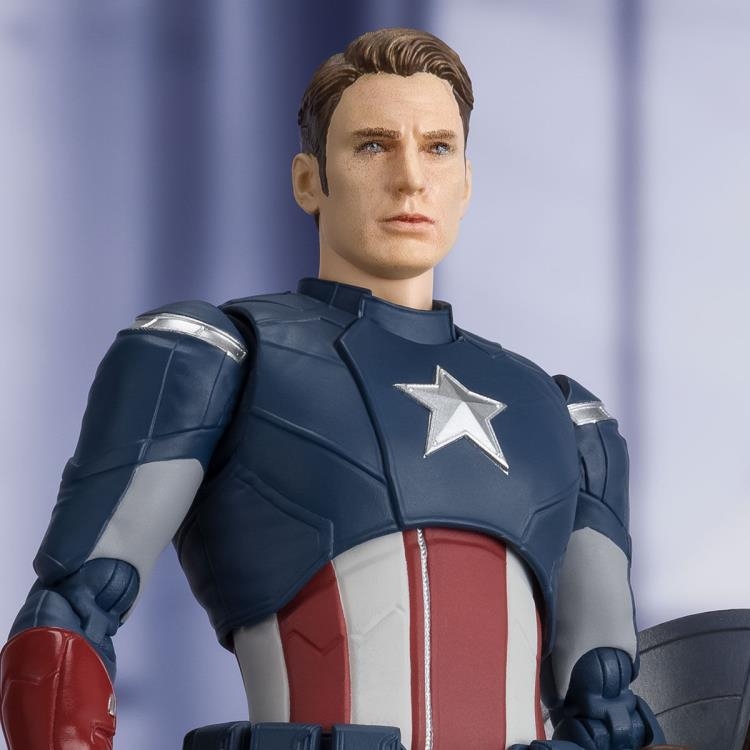 Avengers Endgame S.H.Figuarts Captain America ( Cap Vs Cap ) Action ...