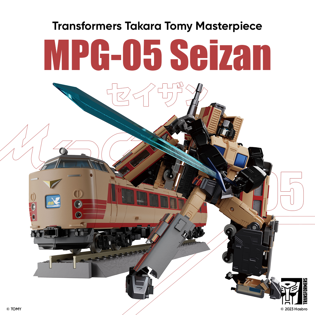 Transformers Masterpiece MPG-05 Trainbot Seizan ( Raiden ) – Kapow Toys