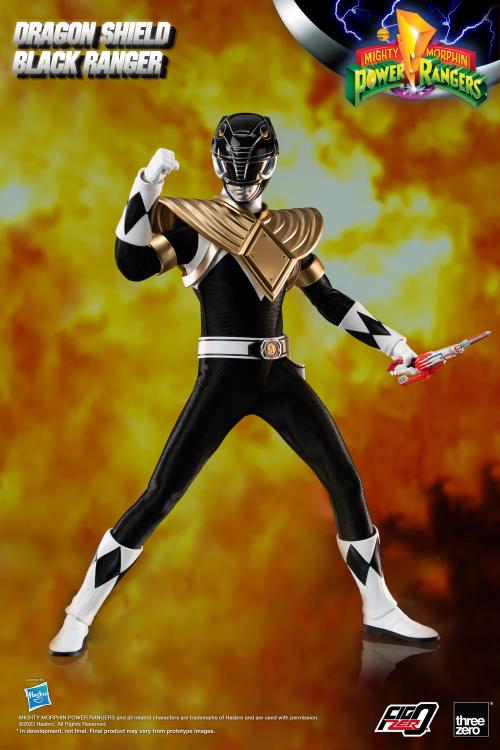 Threezero FigZero Power Rangers MMPR Black Ranger – Kapow Toys