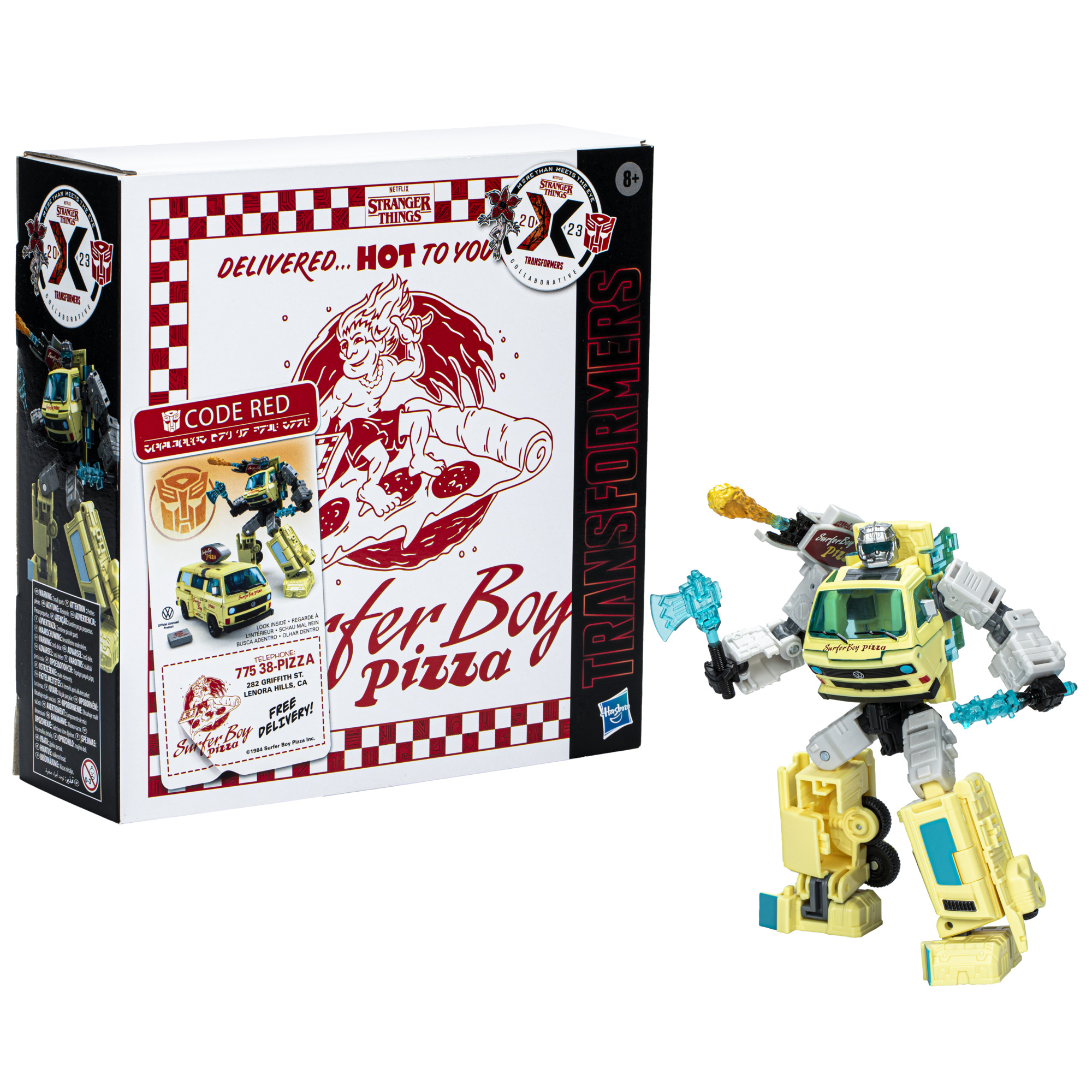 Transformers X Stranger Things Code Red Pizza Van Crossover – Kapow Toys