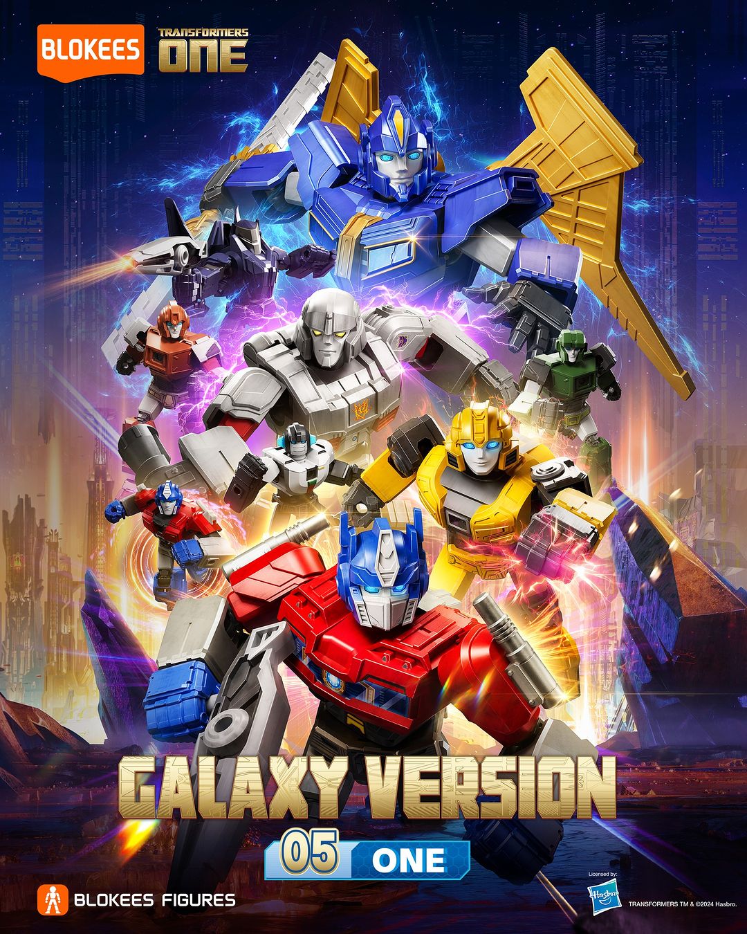 Blokees Transformers Galaxy Version Transformers One Case of 9 – Kapow Toys