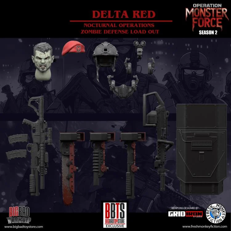 Operation: Monster Force Season 02 Delta Red Nocturnal Operations ...