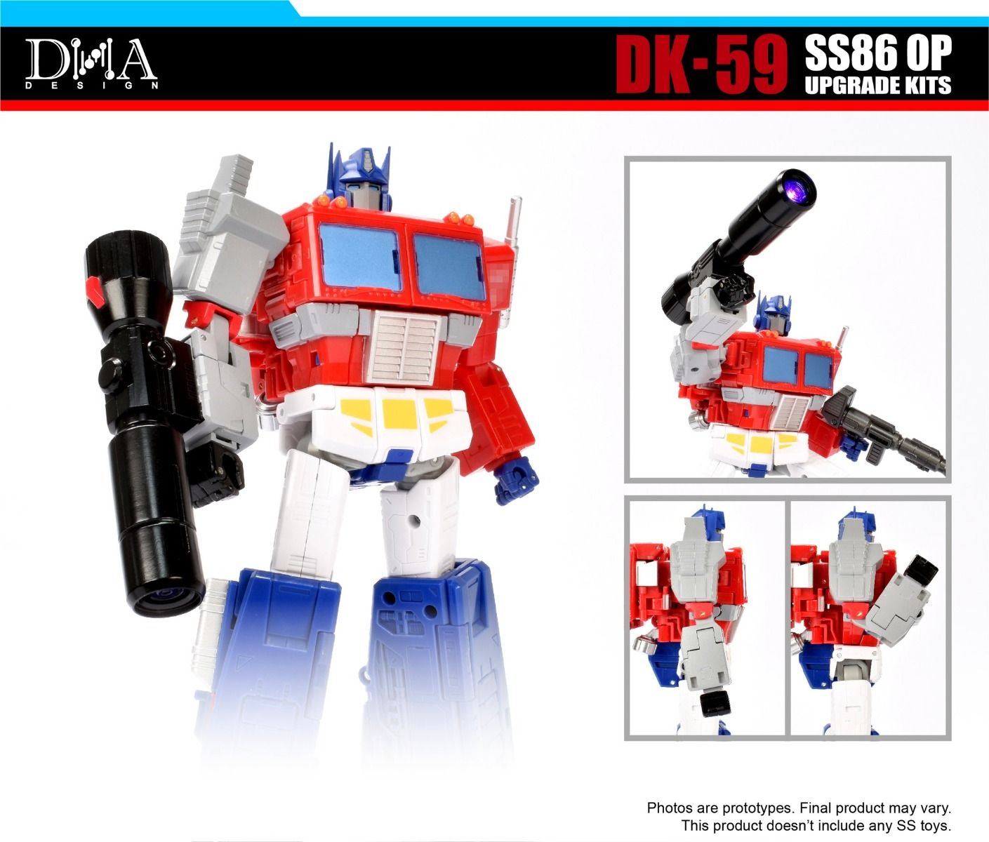 DNA Design DK-59 Studio Series 86 Optimus Prime Upgrade Ki4 – Kapow Toys