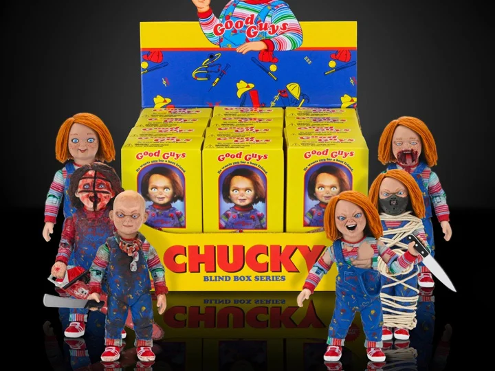 NECA Chucky Blind Box Good Guy Action Figure ( Case of 12 ) – Kapow Toys