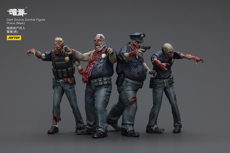 JoyToy Dark Source Zombie Police Officers – Kapow Toys