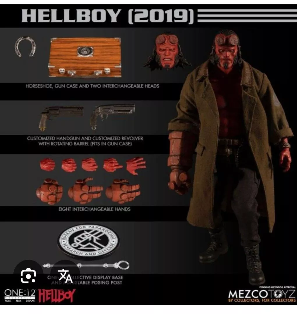 Mezco One:12 Collective Hellboy Action Figure – Kapow Toys