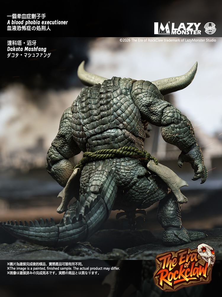 Lazy Monster Studio Rockclaw Era Wave 1 – Barbarian Clan Action Figure ...